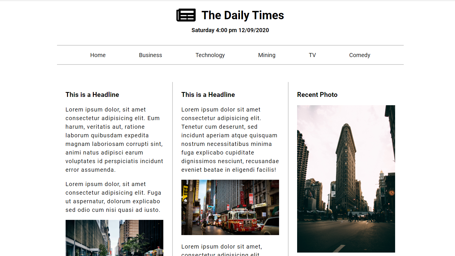 HTML and CSS projects